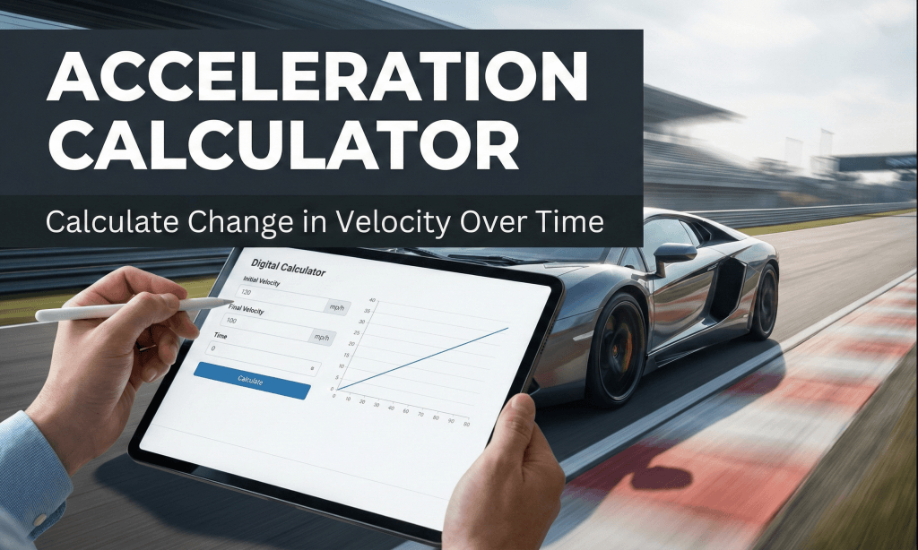 Acceleration Calculator: Easy Motion Analysis Tool