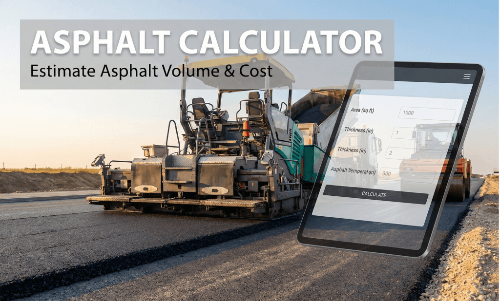 Asphalt Calculator: Calculate Volume and Tonnage