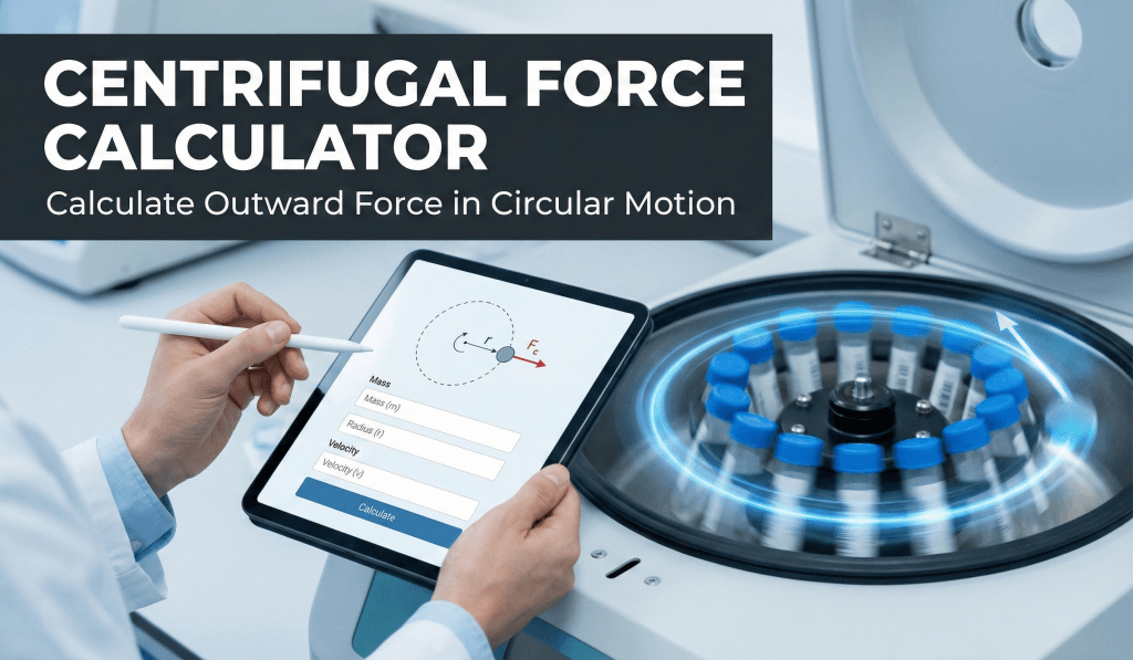 Centrifugal Force Calculator: Free Online Tool for Centrifugal Force