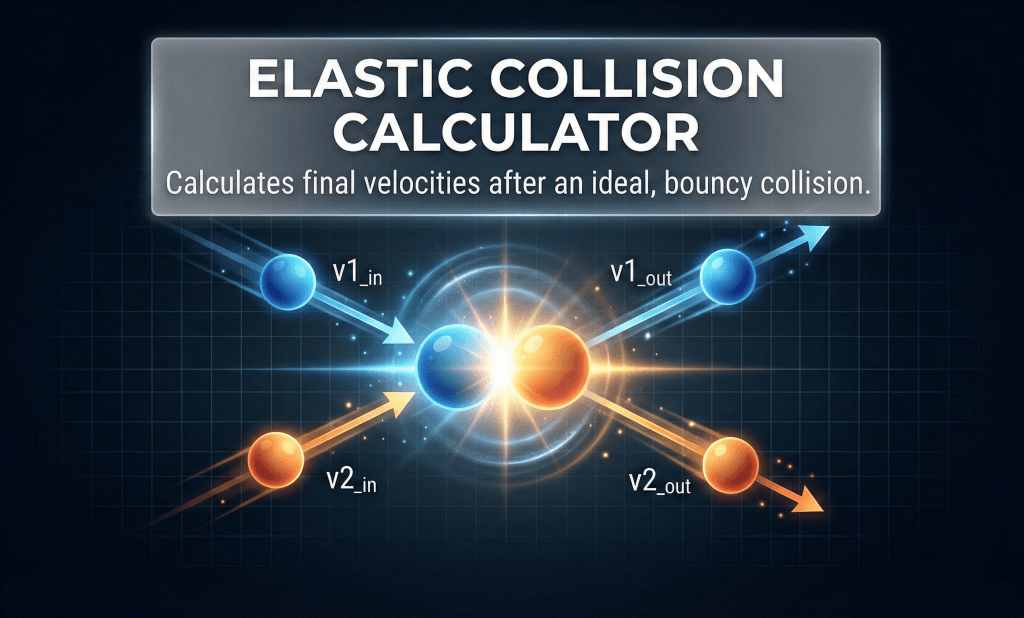 Elastic Collision Calculator for Momentum and Energy