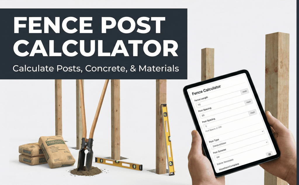 Fence Post Calculator: Calculate Posts and Spacing