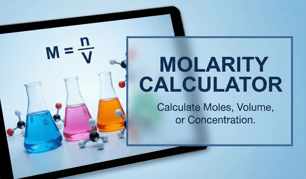 Molarity Calculator: Easily Solve for Concentration