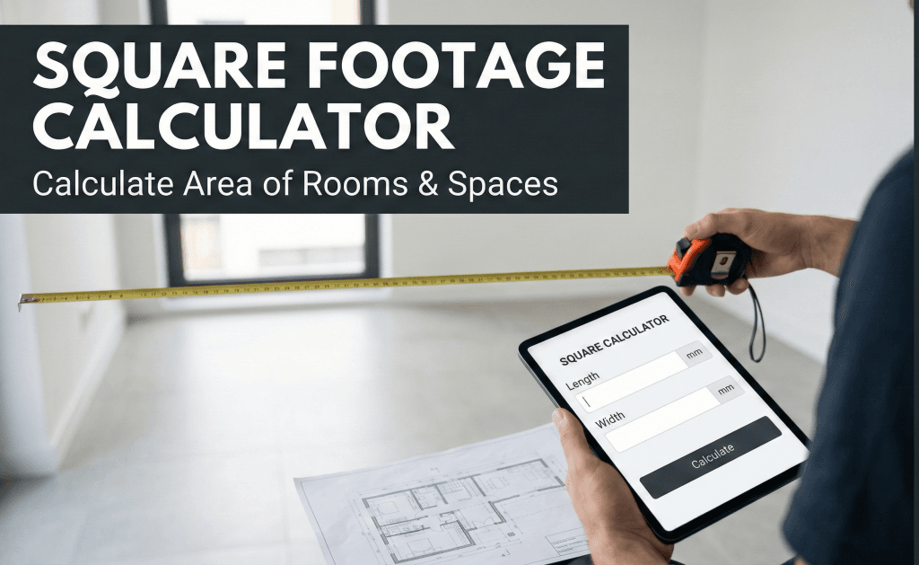 Square Footage Calculator for Various Shapes