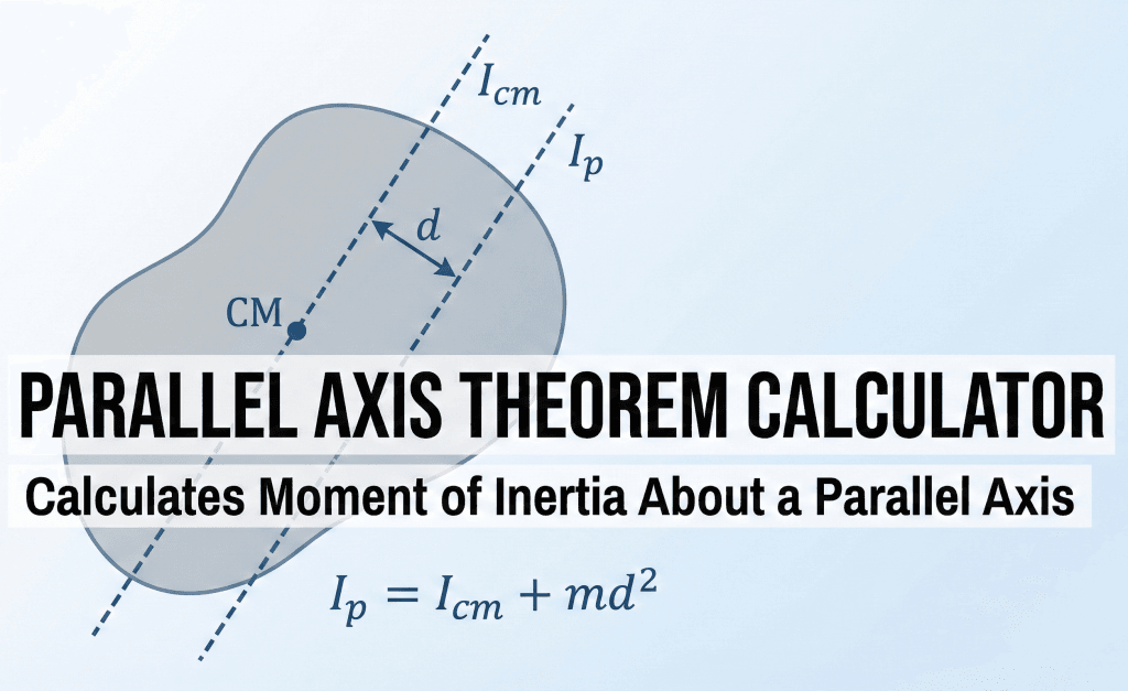 Parallel Axis Theorem Calculator | Formula & Steps