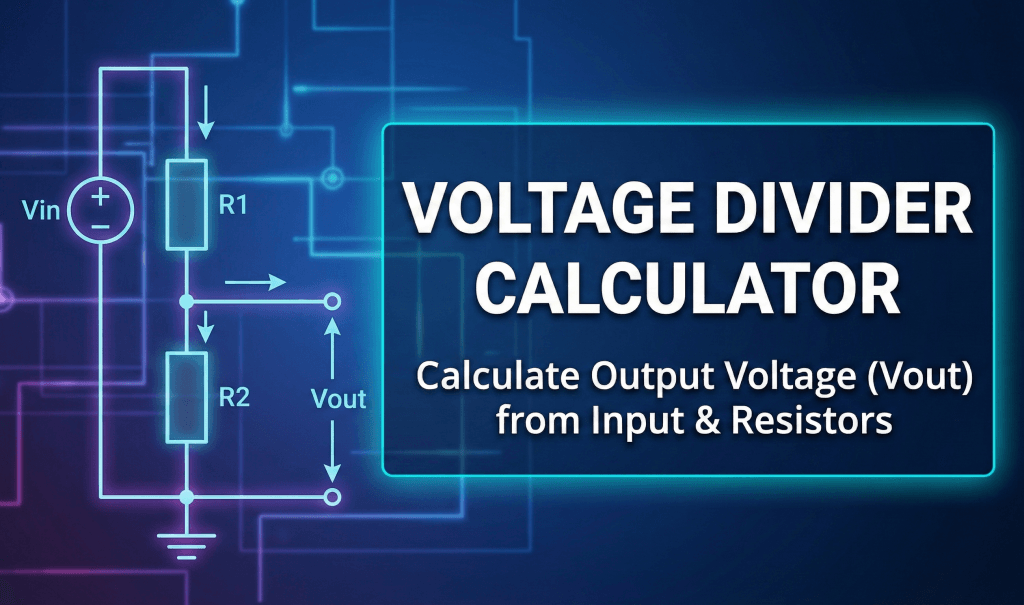 Voltage Divider Calculator | Solve Vout, R1 & R2