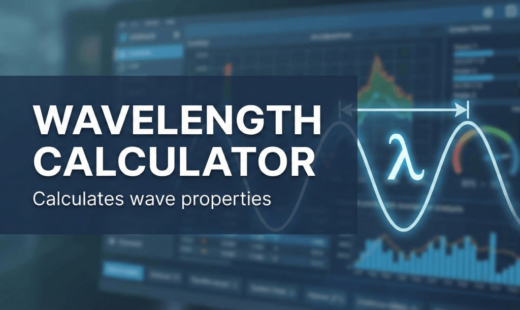 Wavelength Calculator: Find Wave Parameters Easily