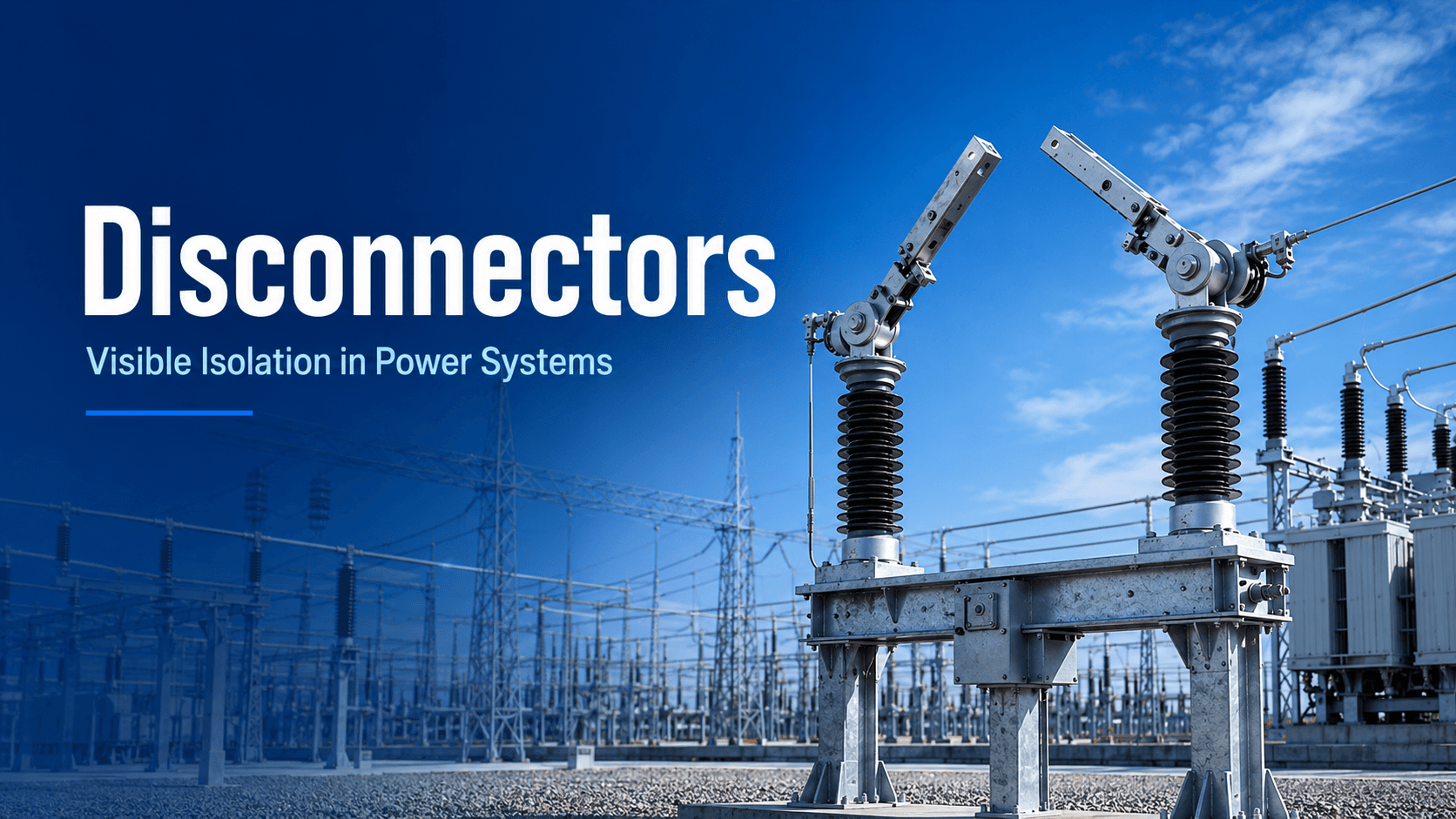 Disconnectors in Power Systems: Types & Uses