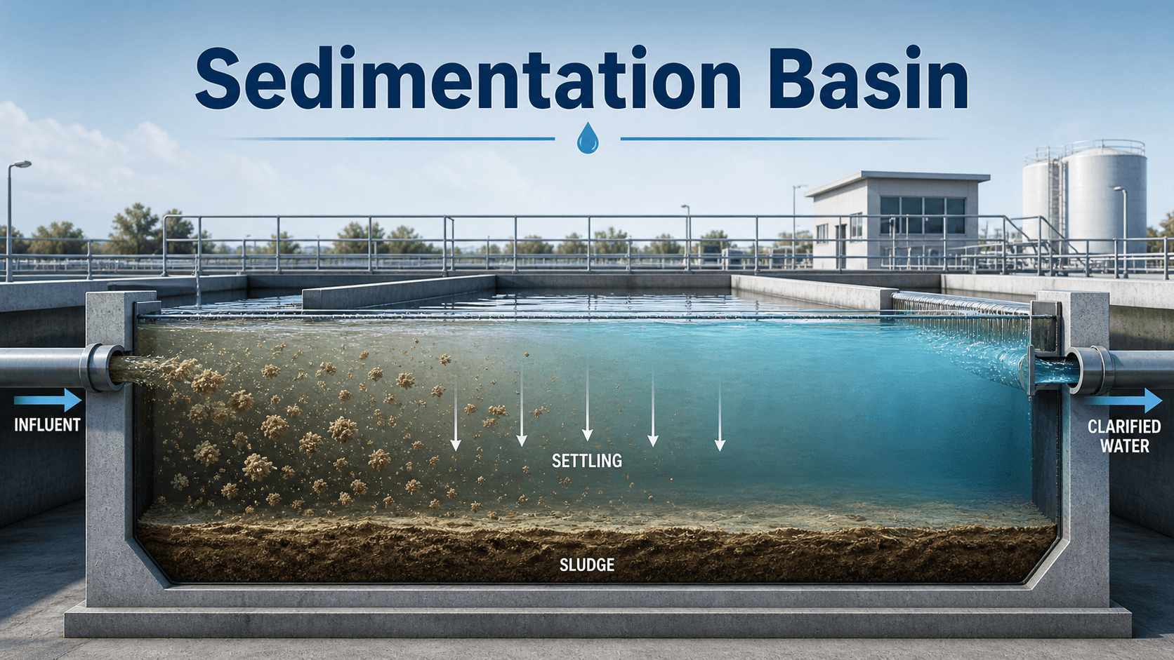 Sedimentation Basin: How It Works in Water Treatment